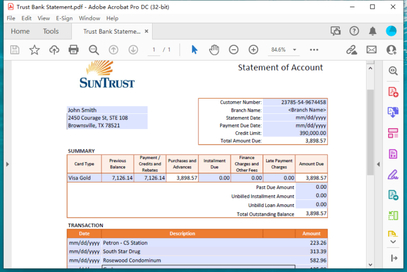 How To Edit Bank Statement Pdf Online Free And No Format Loss Itselectable